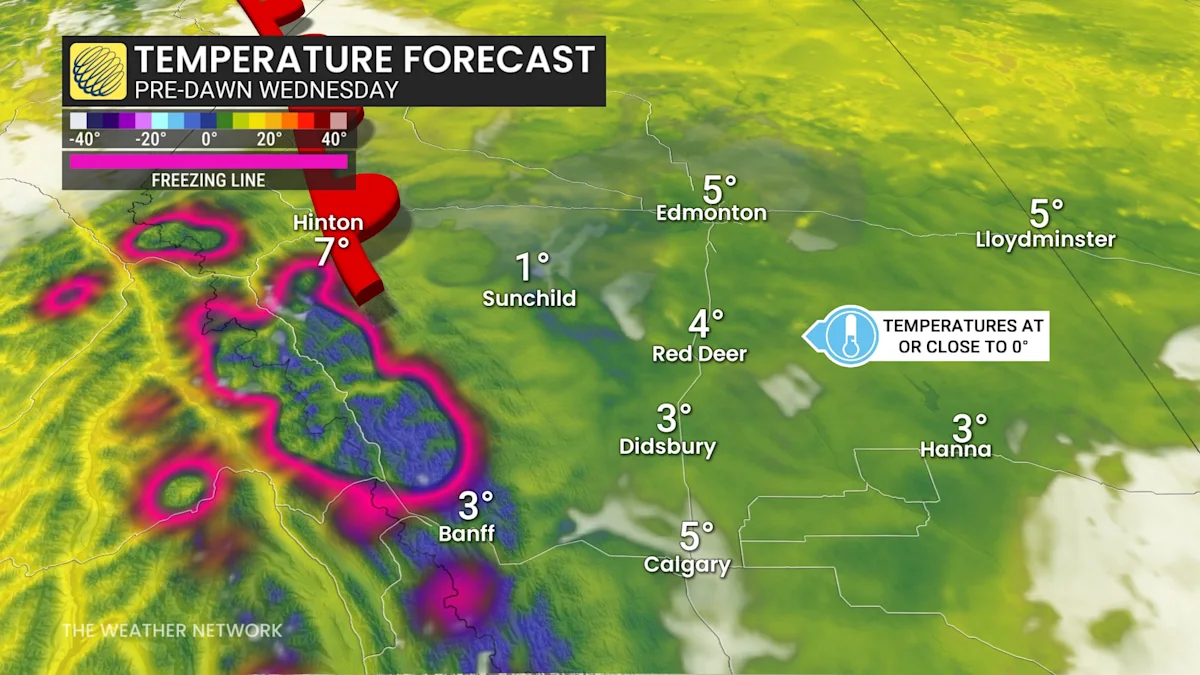 Late-July chill yields a rare summer frost advisory in Alberta - The ...