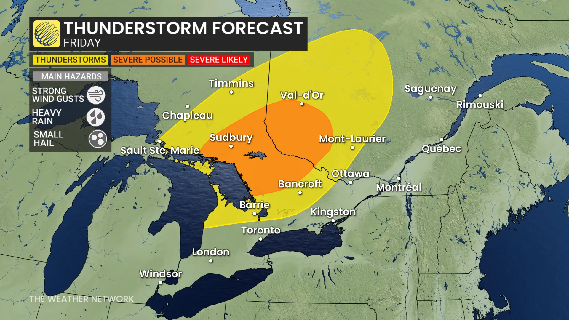 Strong winds prompt warnings in Ontario, risk of outages and high waves ...