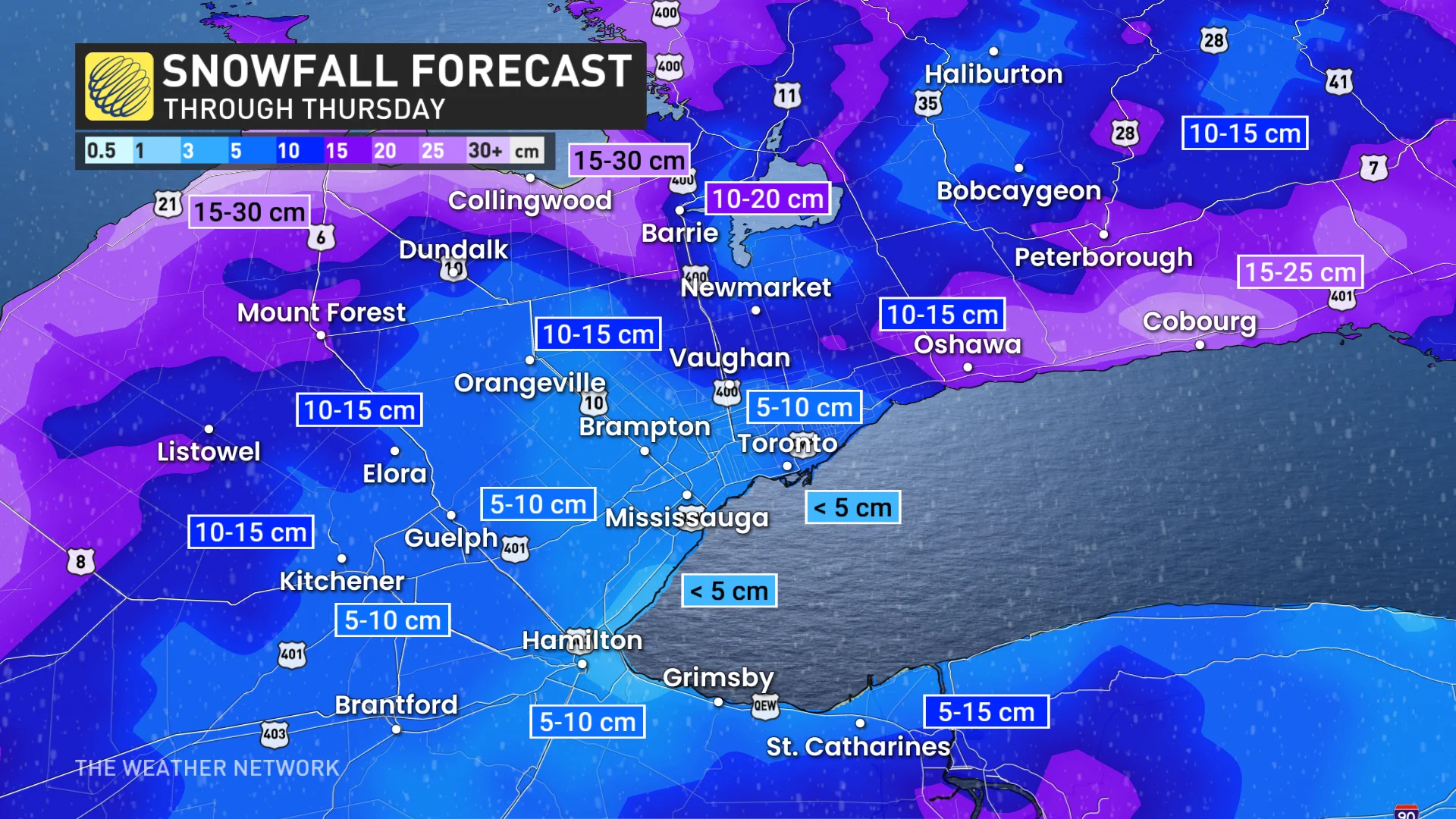 Fall's first snow for Toronto, Niagara and Ottawa will test drivers ...
