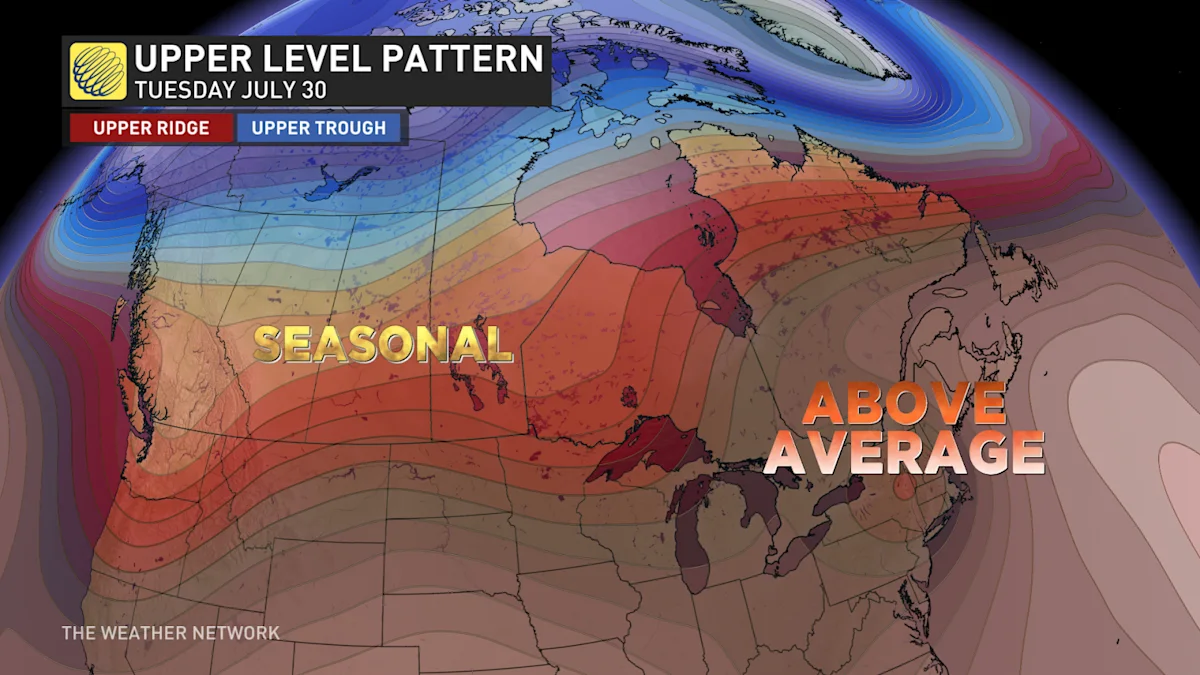 Typhoon set to bring a warm start to August for parts of Canada - The ...