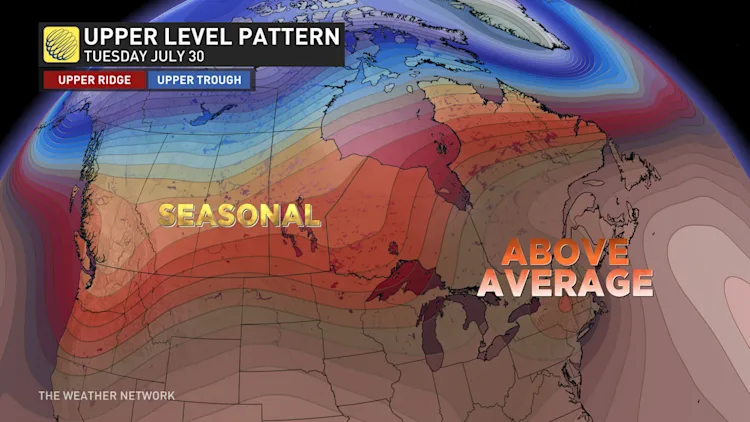 Typhoon set to bring a warm start to August for parts of Canada - The ...