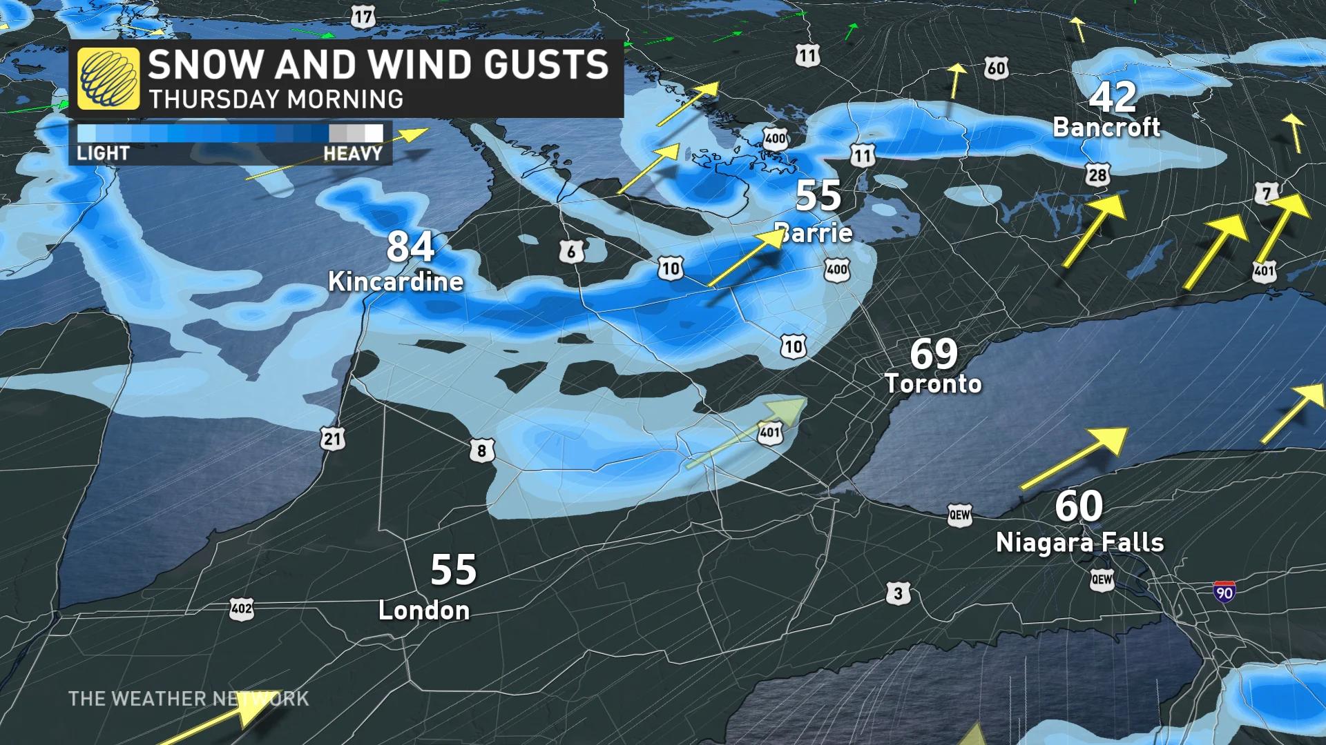 Blizzard warnings issued as 30-50+ cm of snow targets parts of Ontario ...