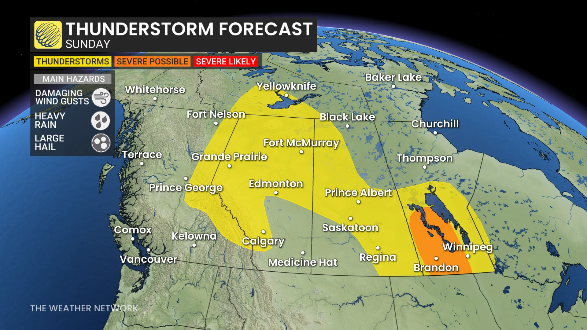 Stay aware as severe thunderstorm risk builds again on Sunday - The ...