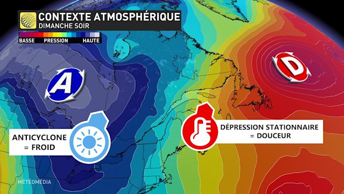MétéoMédia - Le Québec est scindé en deux