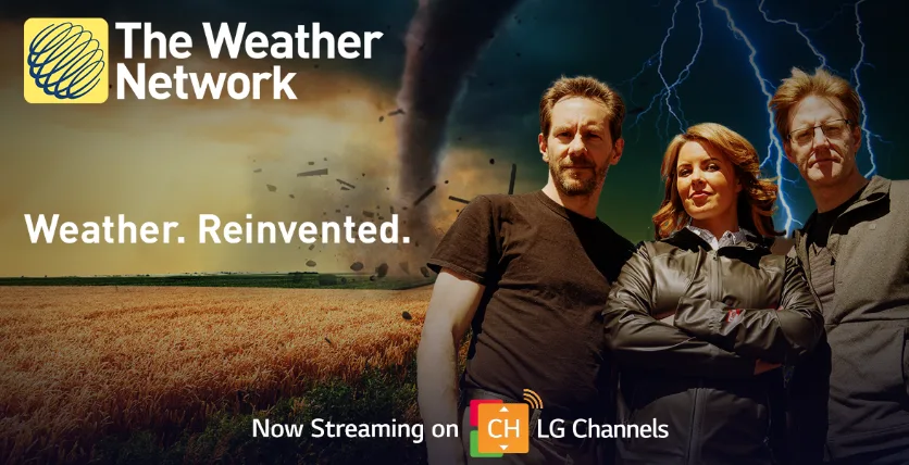 The Weather Network is now streaming - The Weather Network