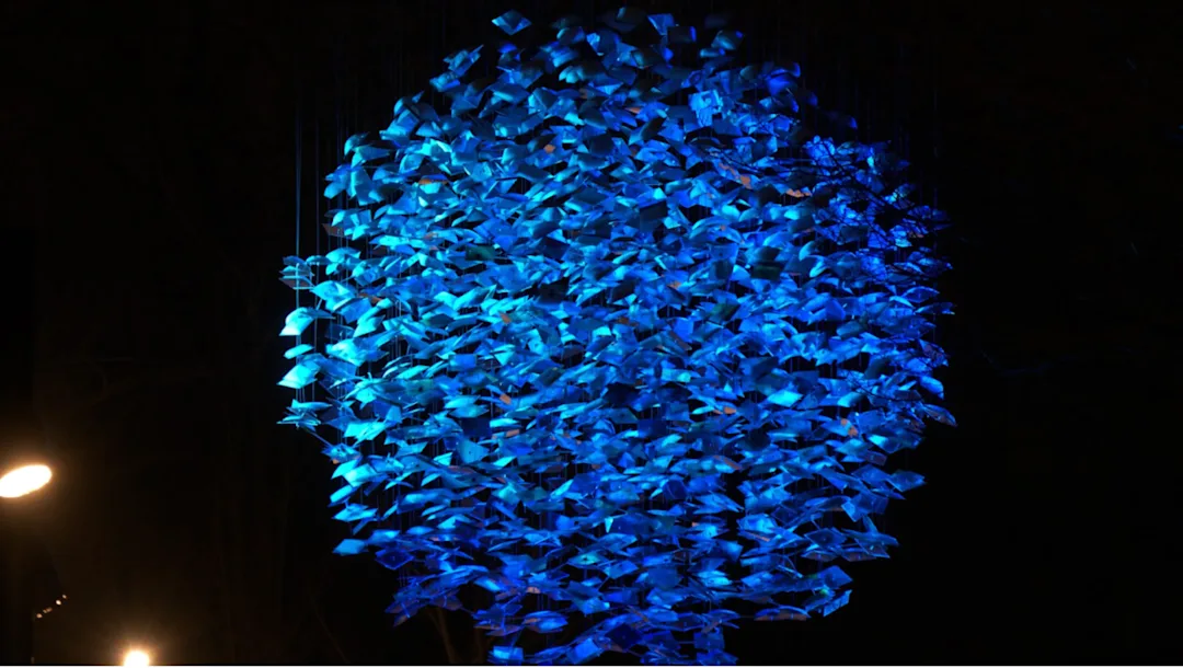 Check out this 'weather-activated' art installation in downtown Calgary ...