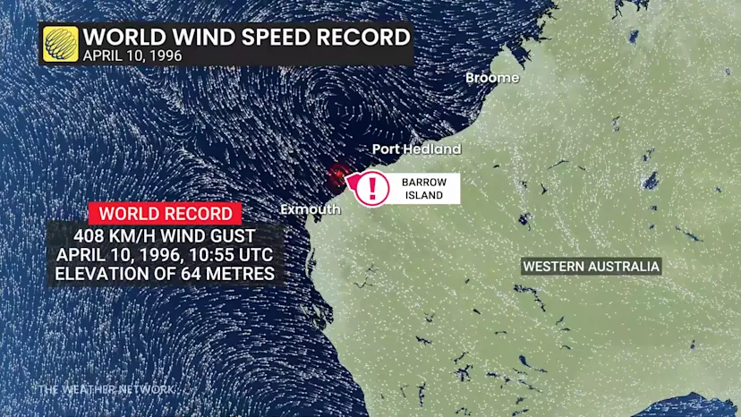 408 km/h: The island that saw the world’s strongest wind gust - The ...
