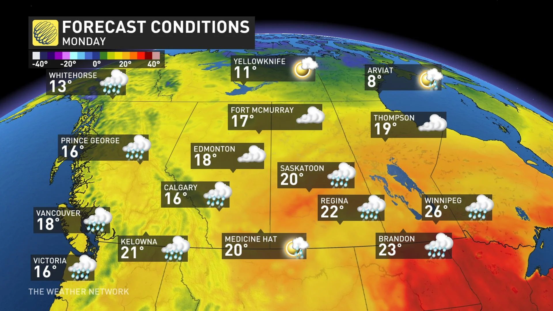 Summer's last long weekend sees reversal of weather fortunes in Canada ...