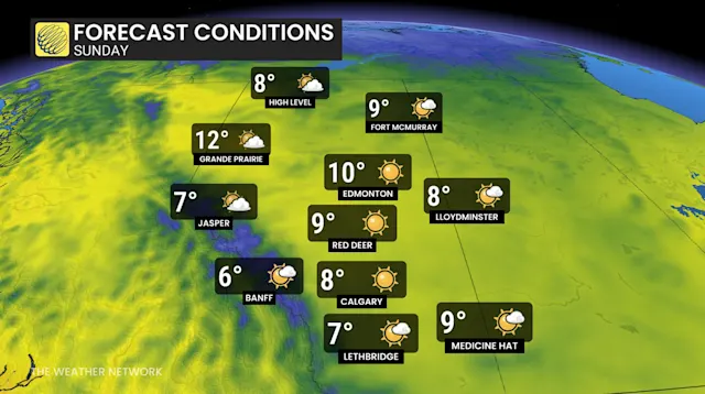 Surprise, Alberta! Fresh coat of snowfall for some areas this weekend ...