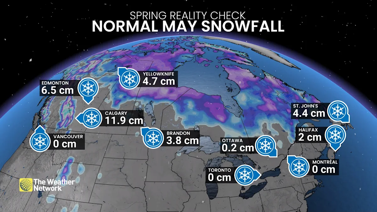 May can bring Canada 30-degree heat and late-spring snows - The Weather ...