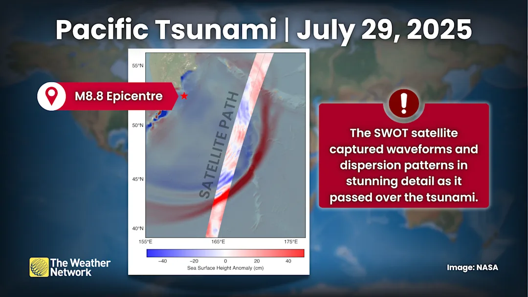 Satellite sees tsunami from one of world’s largest quakes - The Weather ...