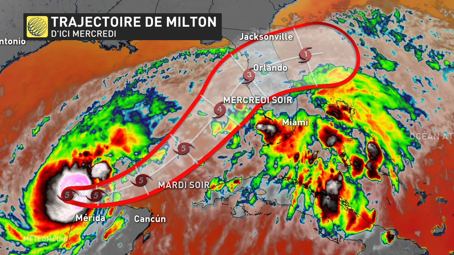 Milton : le cinquième ouragan le plus puissant de l'histoire de l ...