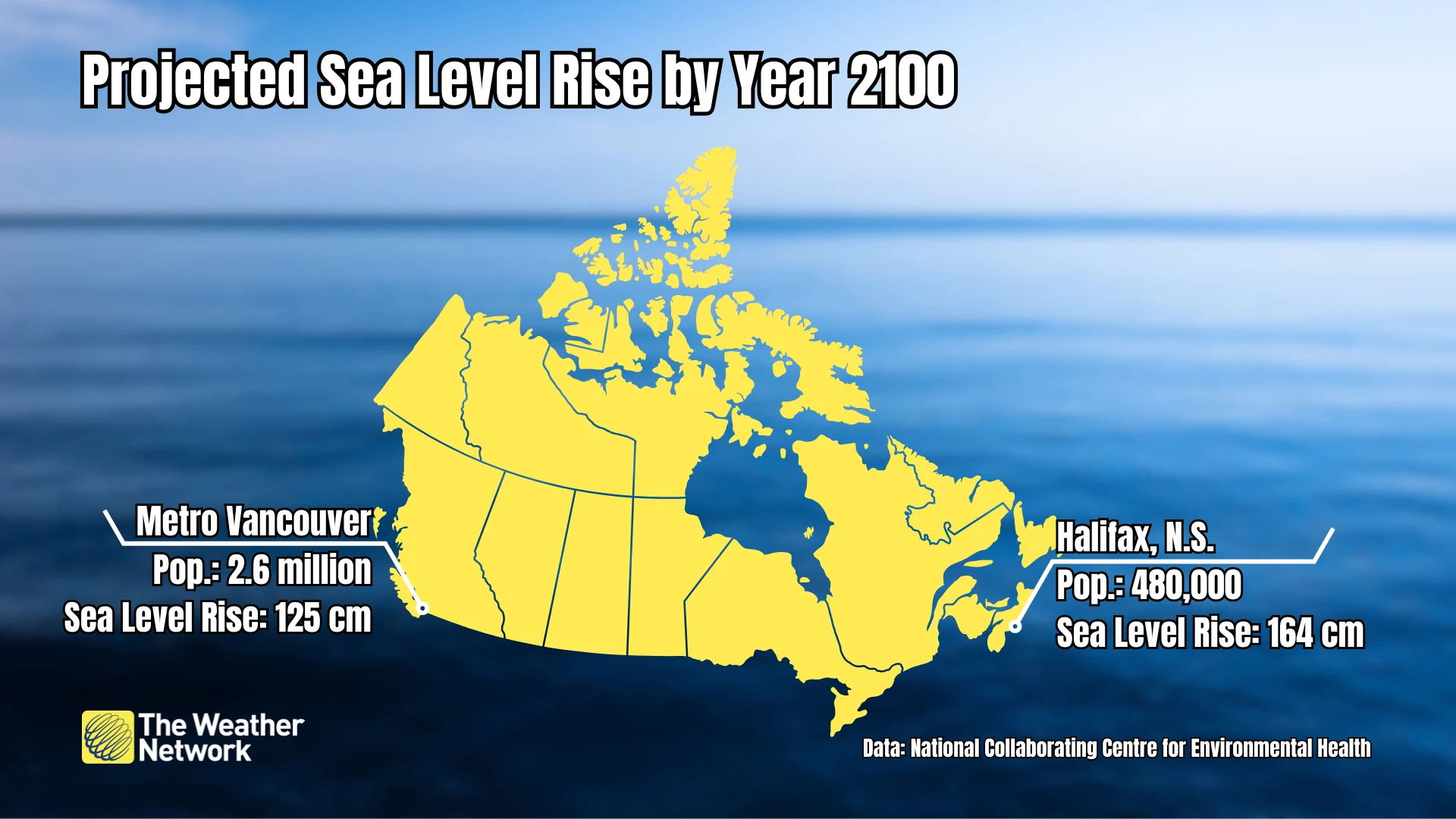 Sea level rise threatens millions of Canadians by 2100, study finds ...