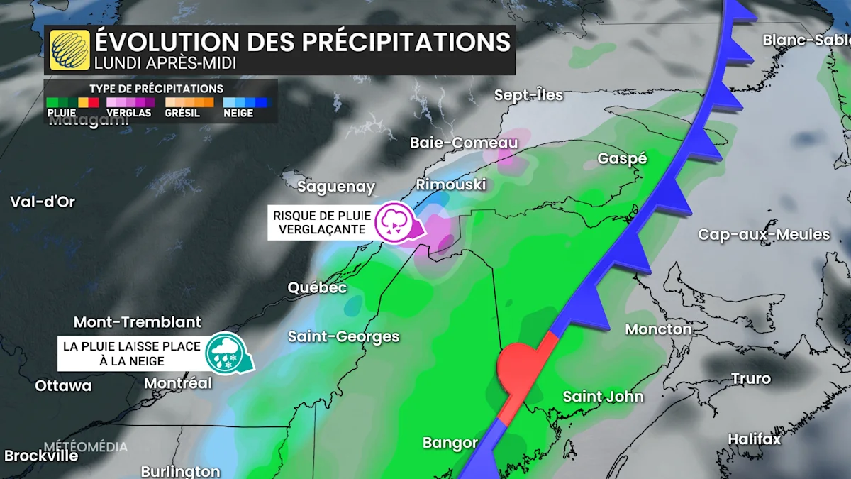 Neige au Québec lundi : l'hiver se relève - MétéoMédia