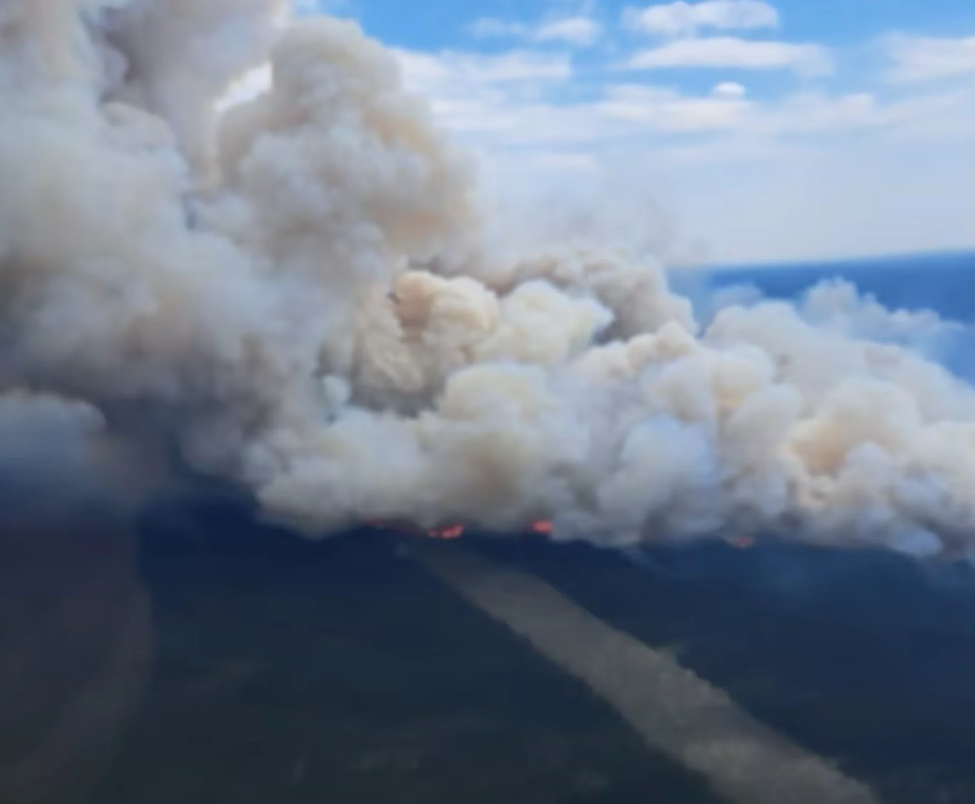 Be vigilant, Lab West residents told as forest fire burns nearby - The ...