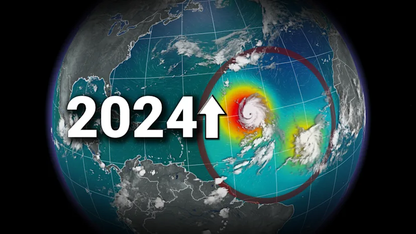 2024 Atlantic hurricane season is officially above average with 12th ...