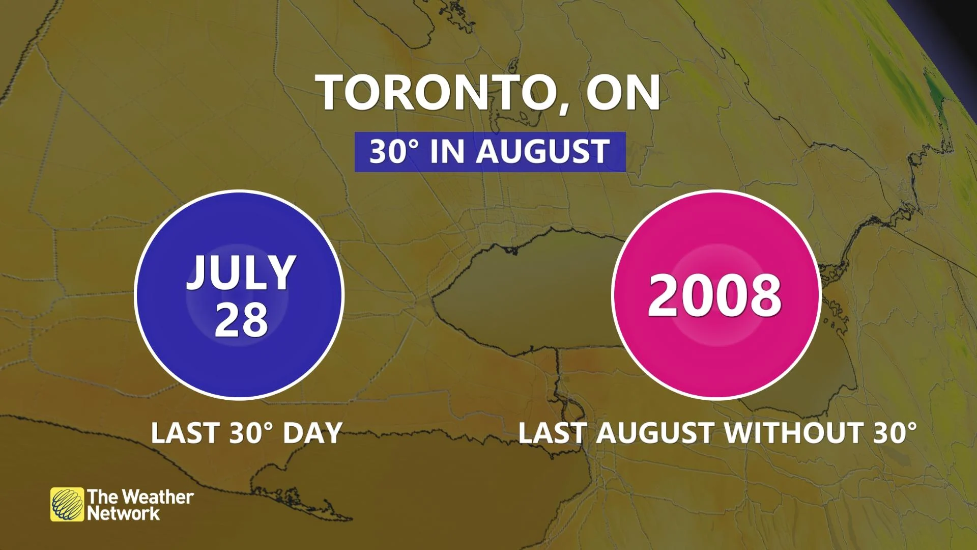 Toronto, Ottawa, unlikely to hit 30°C at all this August - The Weather ...