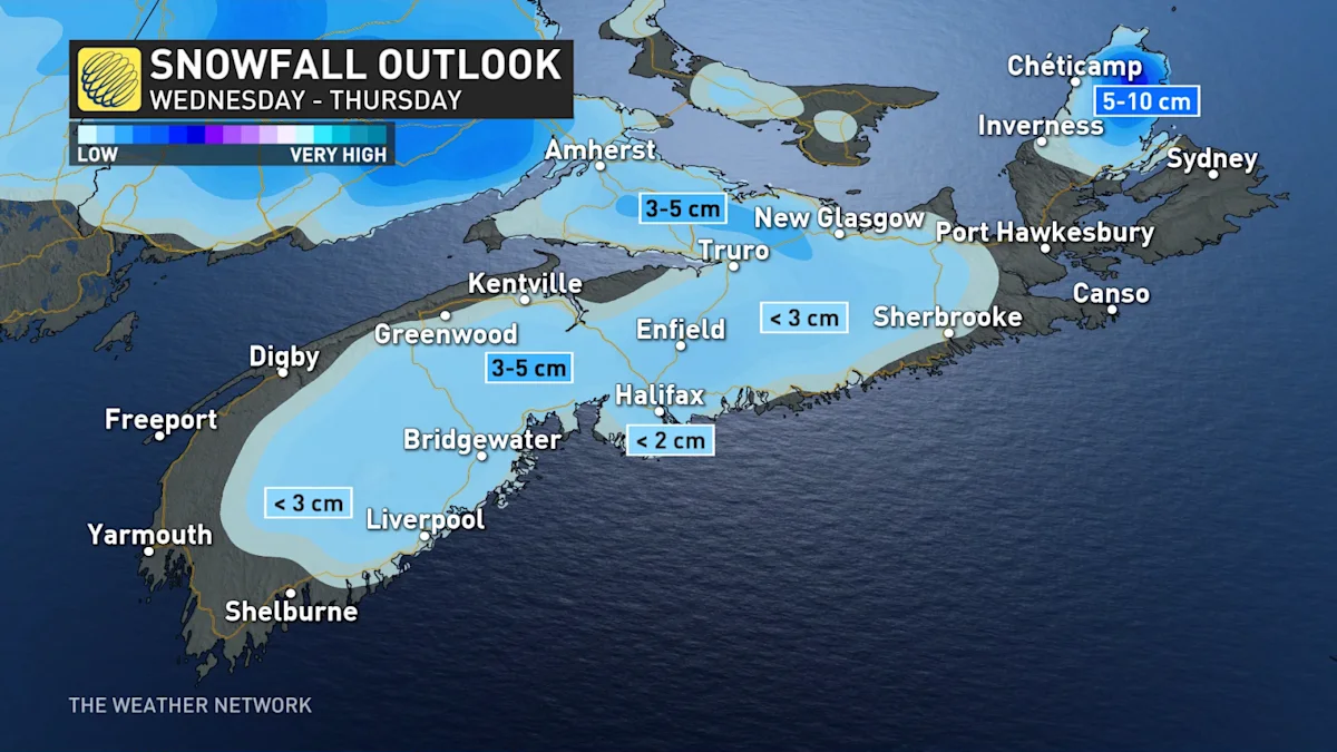 Early season snowfall kicks off November across Atlantic Canada - The ...