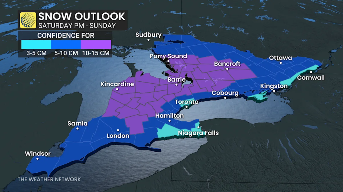 Lake-effect snow squalls continue in southern Ontario Friday - The ...