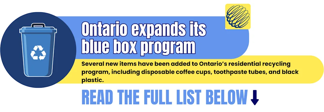 Disposable coffee cups can now go into blue bins in Ontario - The ...