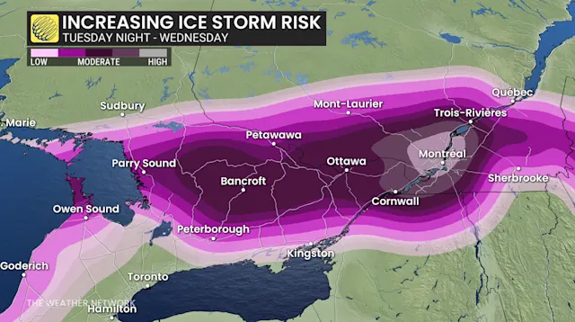 Potentially 'critical' freezing rain event threatens Quebec - The ...
