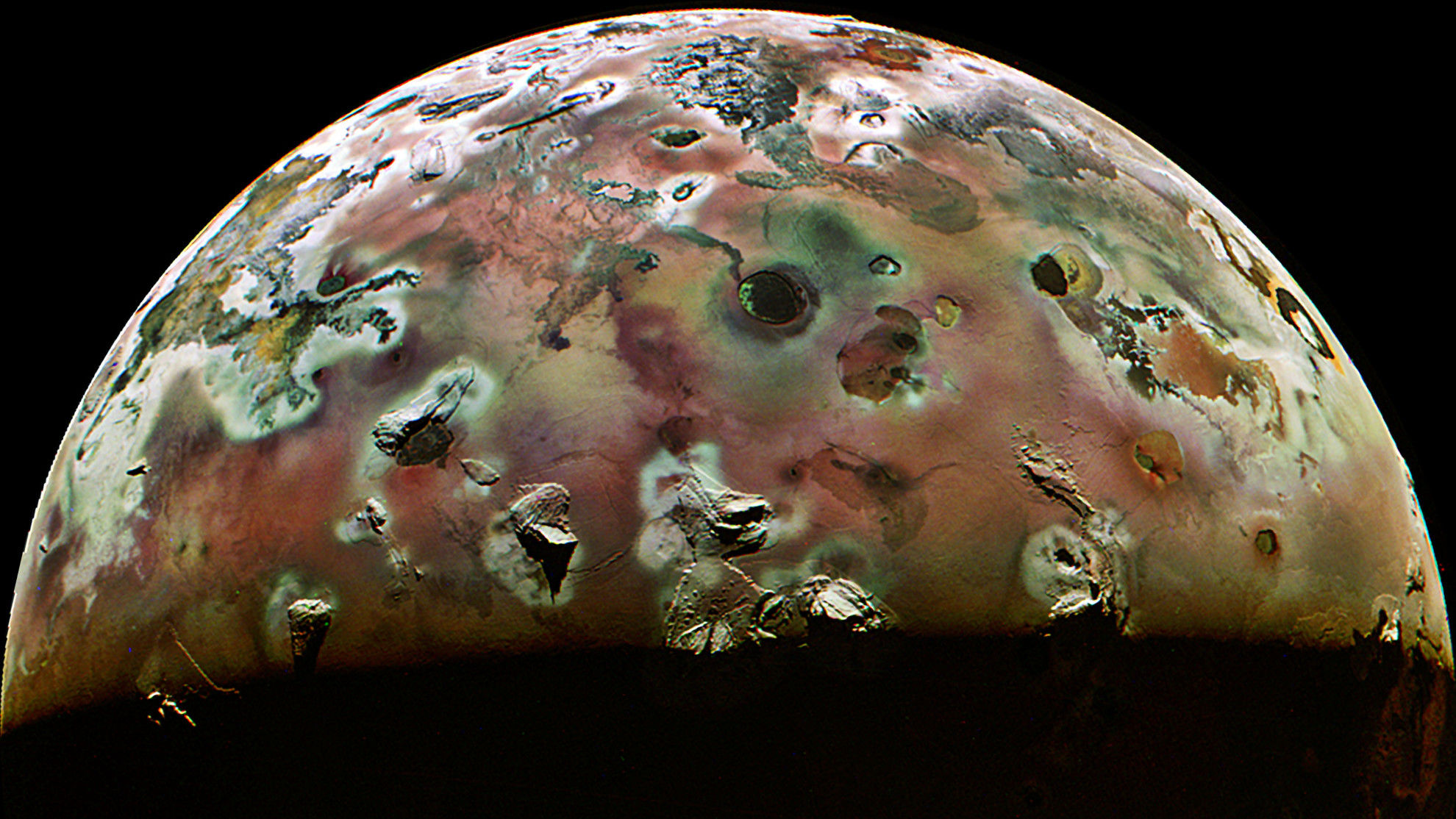 Volcanic Io imaged in spectacular detail by NASA's Juno probe - The ...