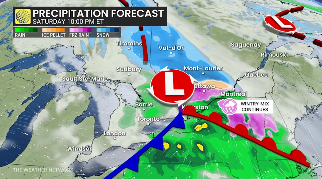 Icy, snowy mess continues for Ottawa, Montreal into Sunday - The ...