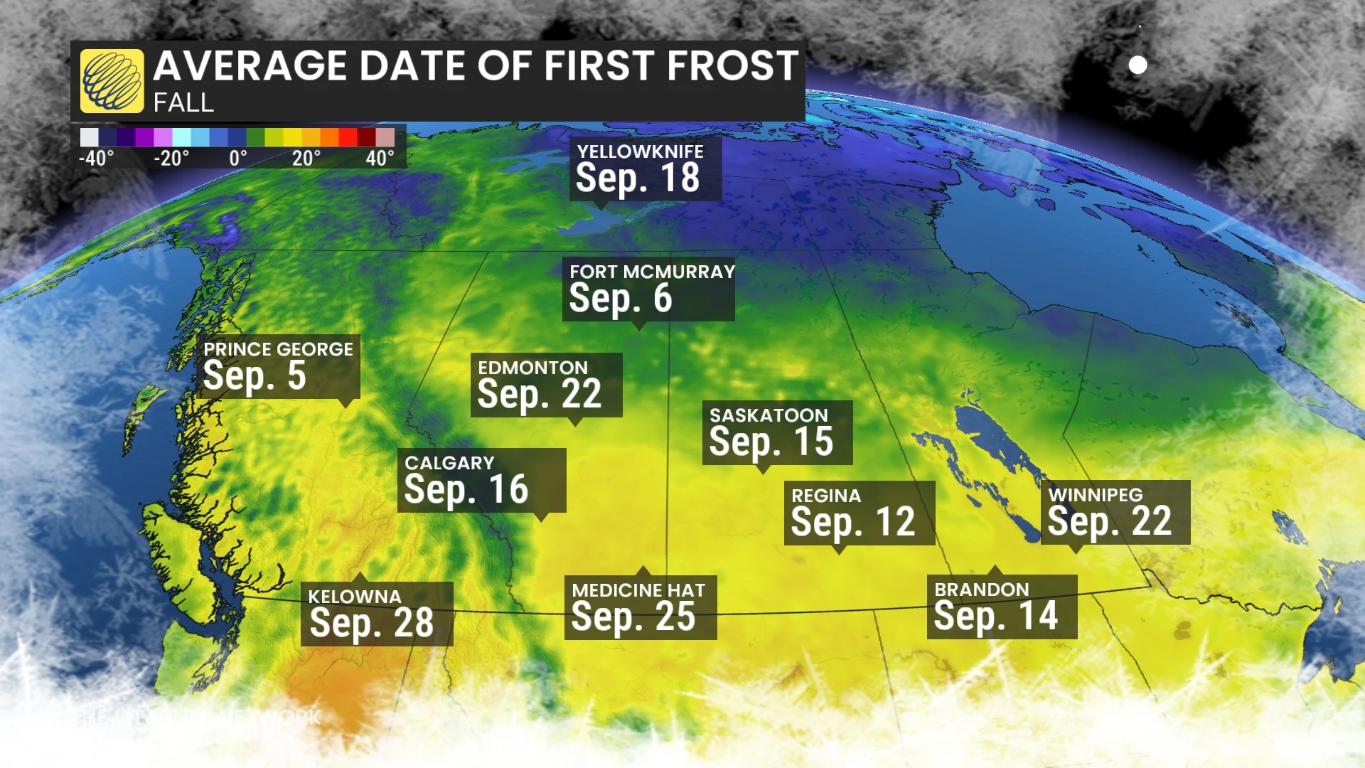 A typical September sends Canada heat, frost, hurricanes, and snow ...