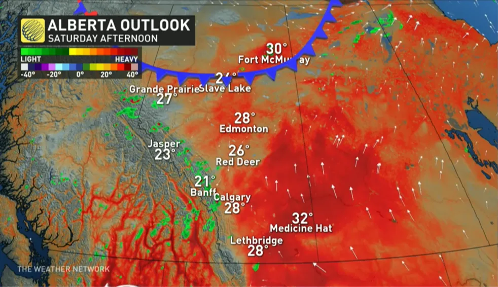 Severe storms threaten to disrupt plans across Alberta Saturday - The ...