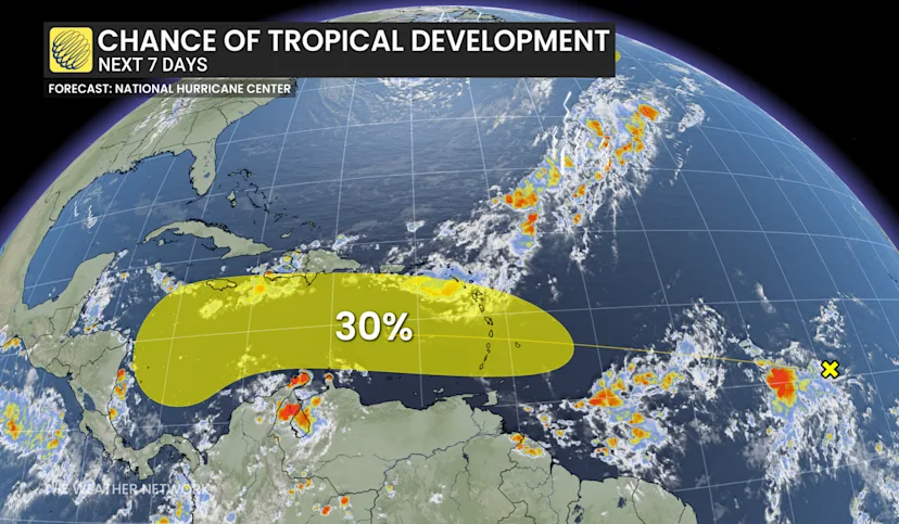 Steamy Caribbean could support tropical development next week - The ...