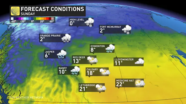 Extended cold brings growing snow threat to Alberta - The Weather Network