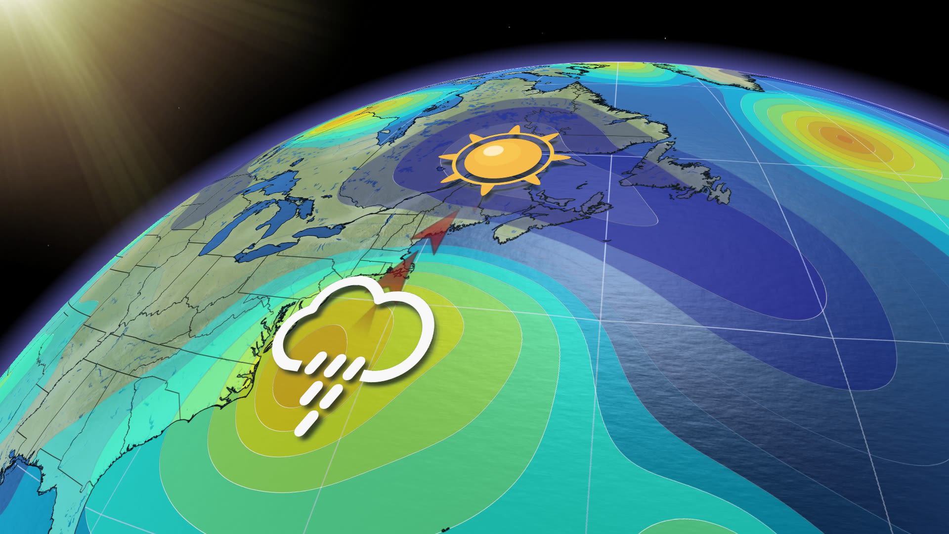 Un gros système pourrait compromettre le long week-end au Québec ...
