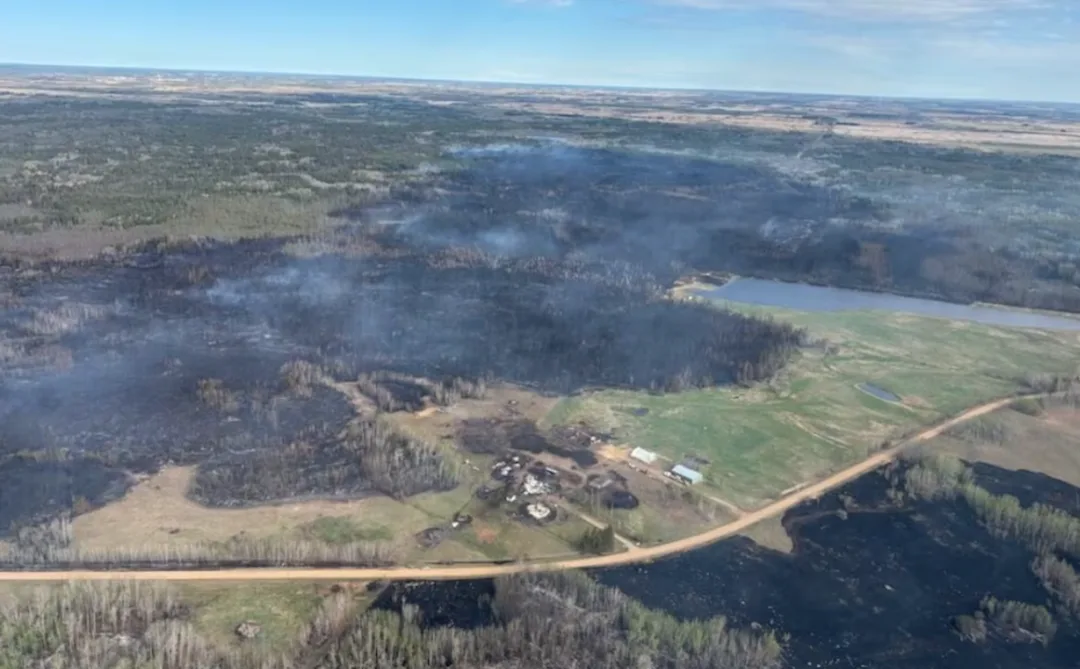Fire danger high as blaze southwest of Grande Prairie triggers ...