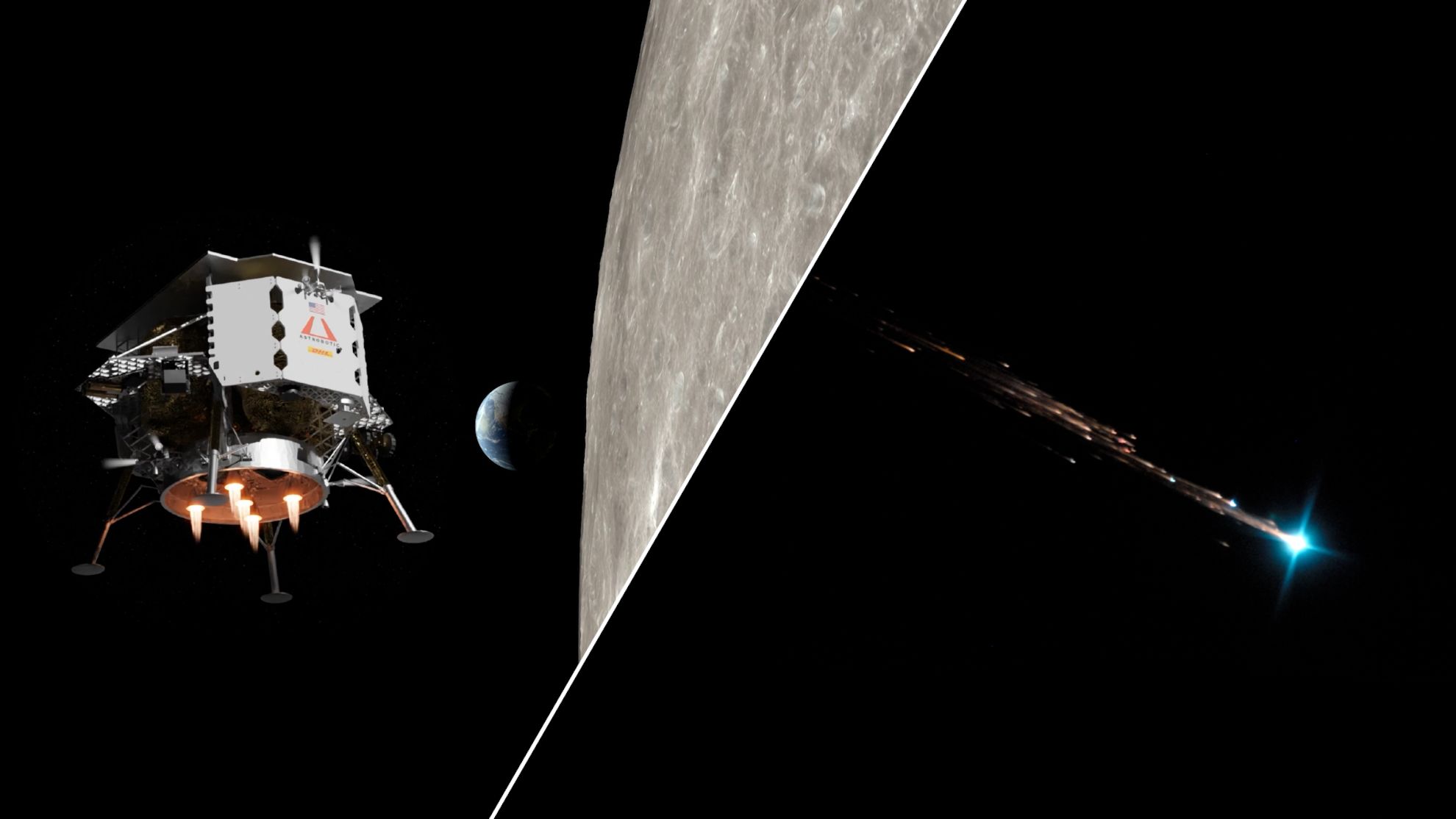 Peregrine Moon mission ends Thursday as a fireball over the South Pacific - The Weather Network