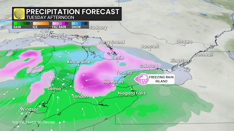 Tough travel possible Tuesday with slippery, messy road conditions ...