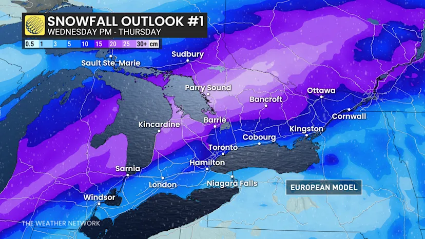 Major snowfall threat with next Ontario winter storm (with another on ...