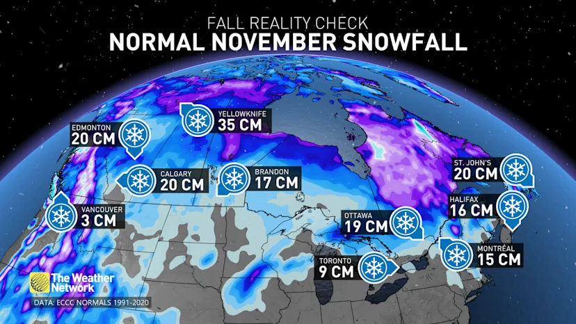 November will bring Canada extended fall, but winter lurks - The ...