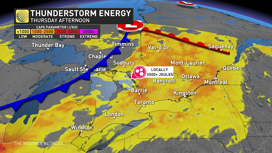Severe thunderstorms likely to hit parts of Ontario and Quebec Thursday ...