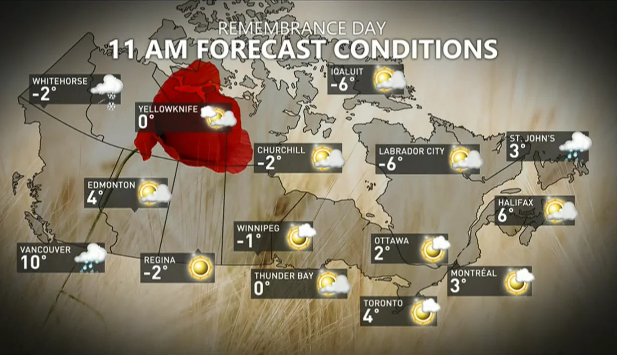 Stormy weather may disrupt some Remembrance Day events - The Weather ...