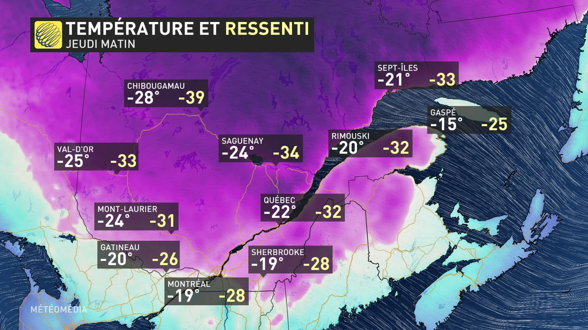 Retour du froid extrême cette semaine au Québec - MétéoMédia