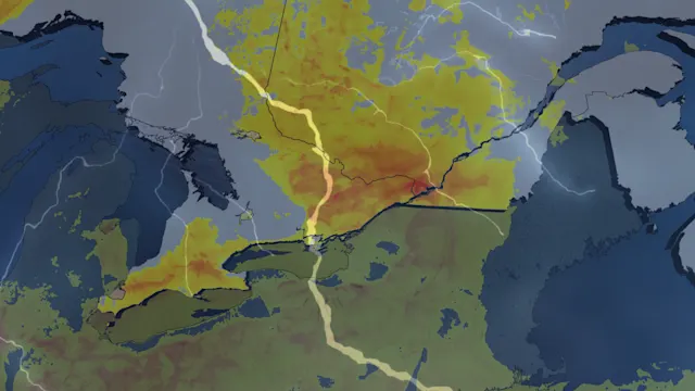 Thursday's storms threaten heavy downpours and large hail in Ontario ...