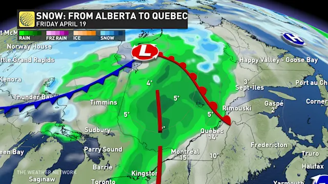 Alberta snow makes its way into Quebec; here's how much is ahead - The ...
