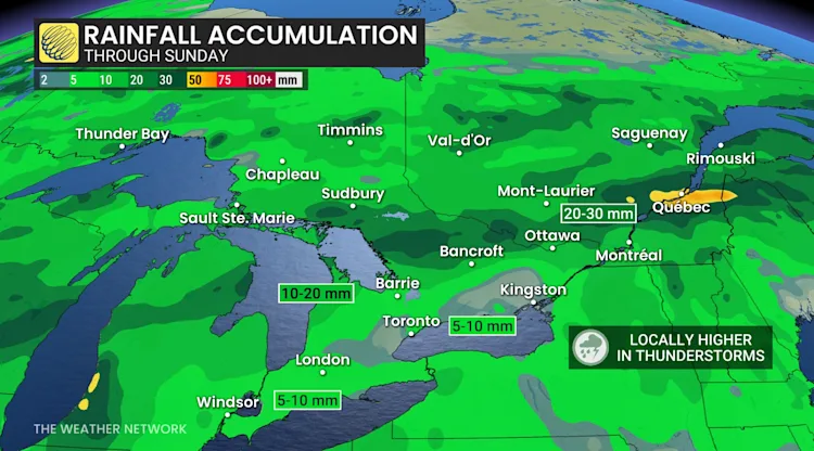 Weekend rain ends Ontario's dry spell, but more heat is coming - The ...