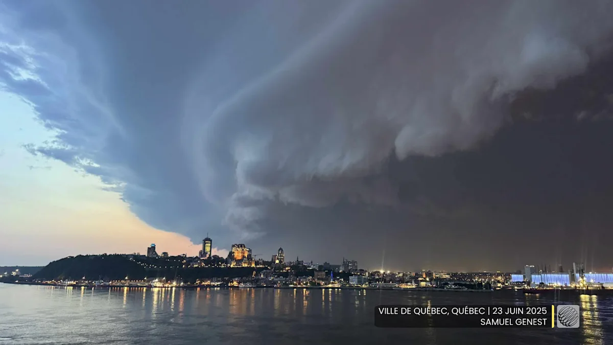Une tornade confirmée au Québec - MétéoMédia