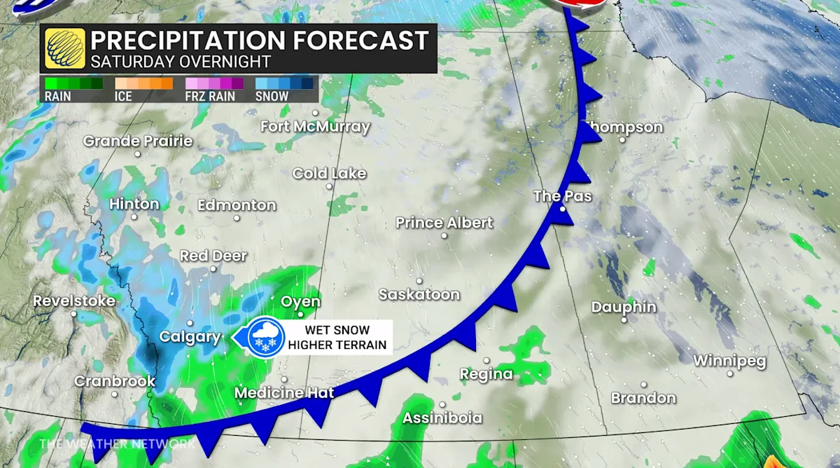 First snowfall this fall for Calgary, but it comes with a catch - The ...