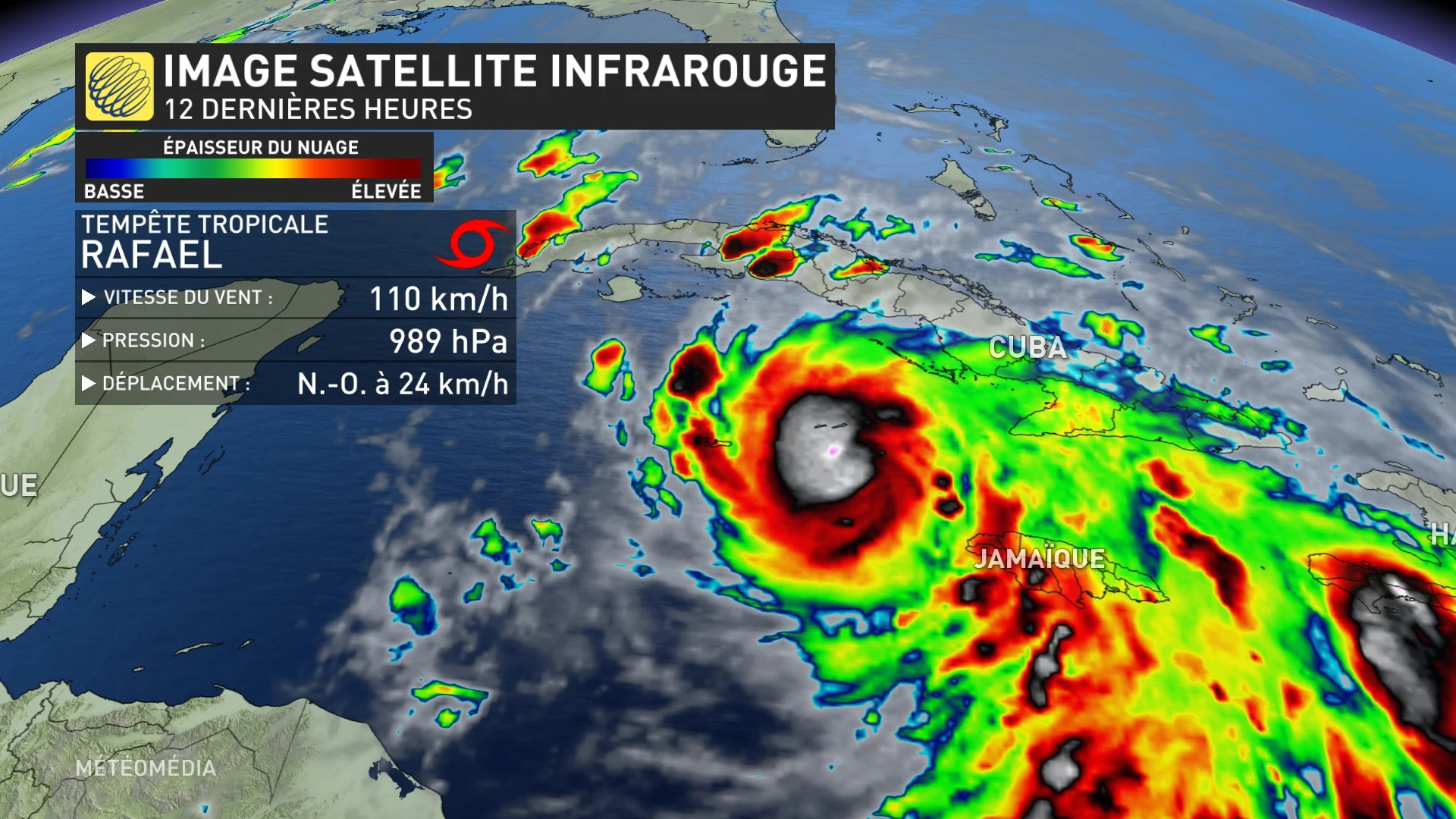 Rafael : un dangereux ouragan - MétéoMédia