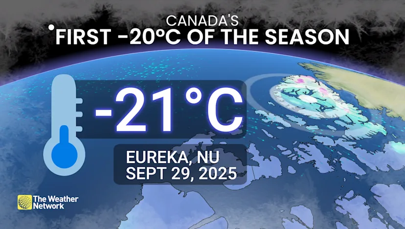 Canada ends September with its first -20°C reading of the season - The ...