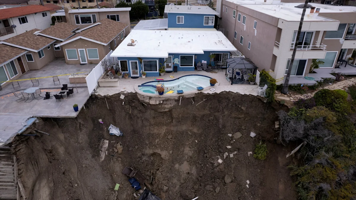 'Nerve-wracking': Homes on the verge of collapse along California coast ...