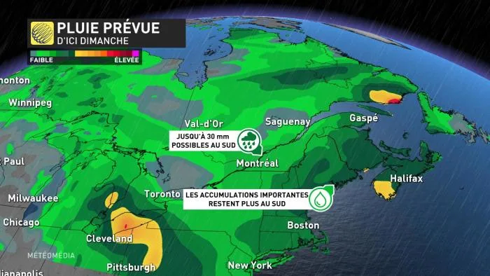 Week-end : le Québec évite le pire - MétéoMédia