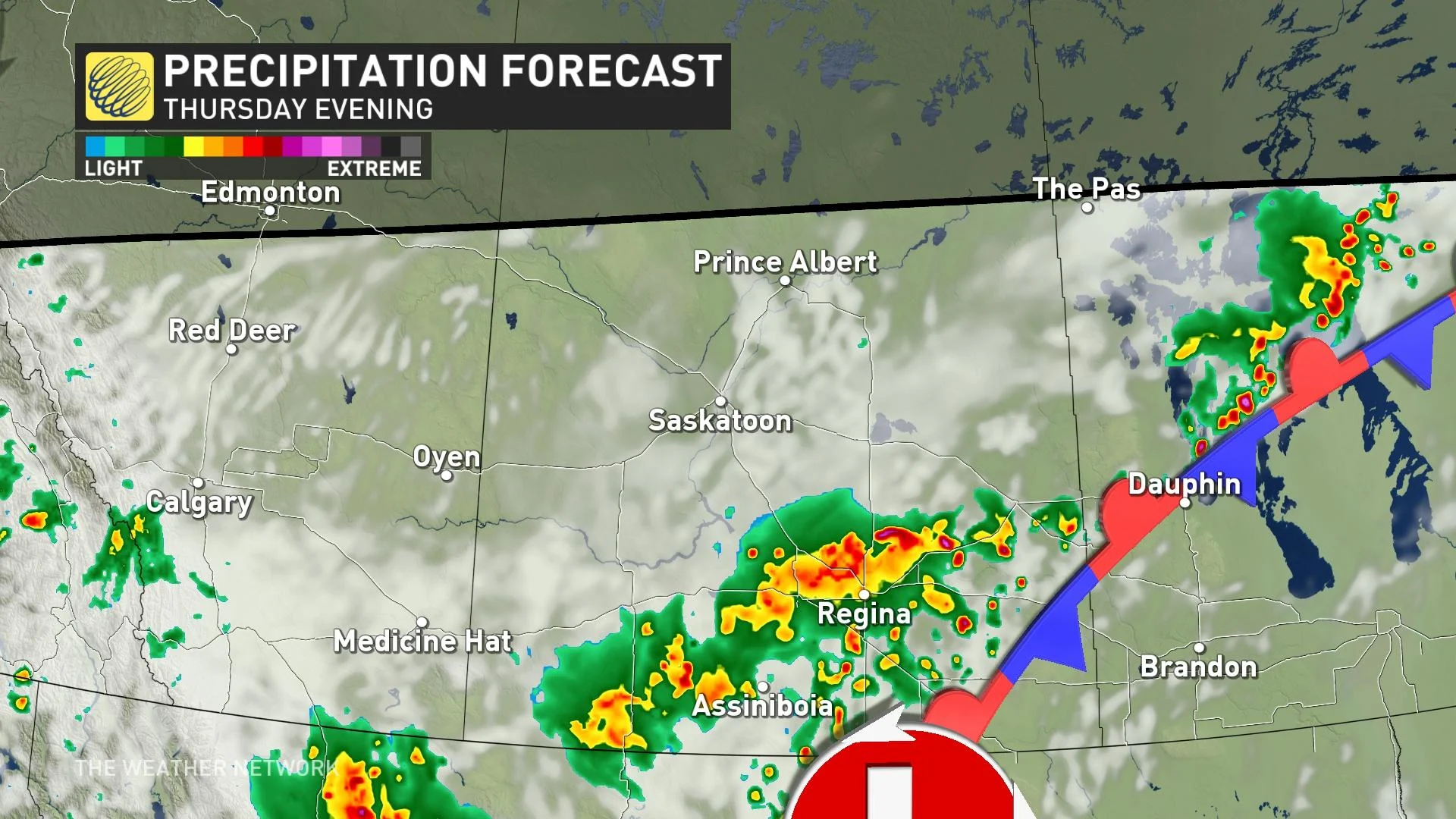 Severe storms on the Prairies threaten strong winds and large hail ...